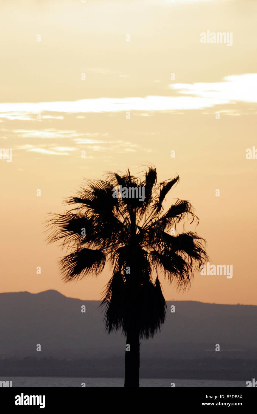 Sunset in Cyprus Stock Photo - Alamy