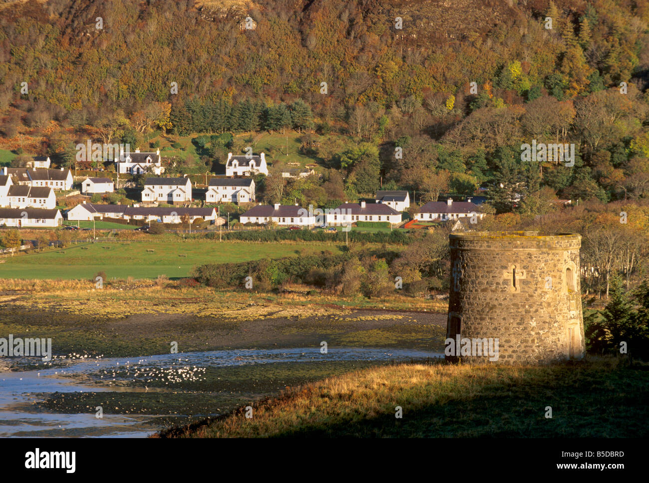 Captain Fraser's Folly, tower overlooking Uig, Trotternish, Isle of ...