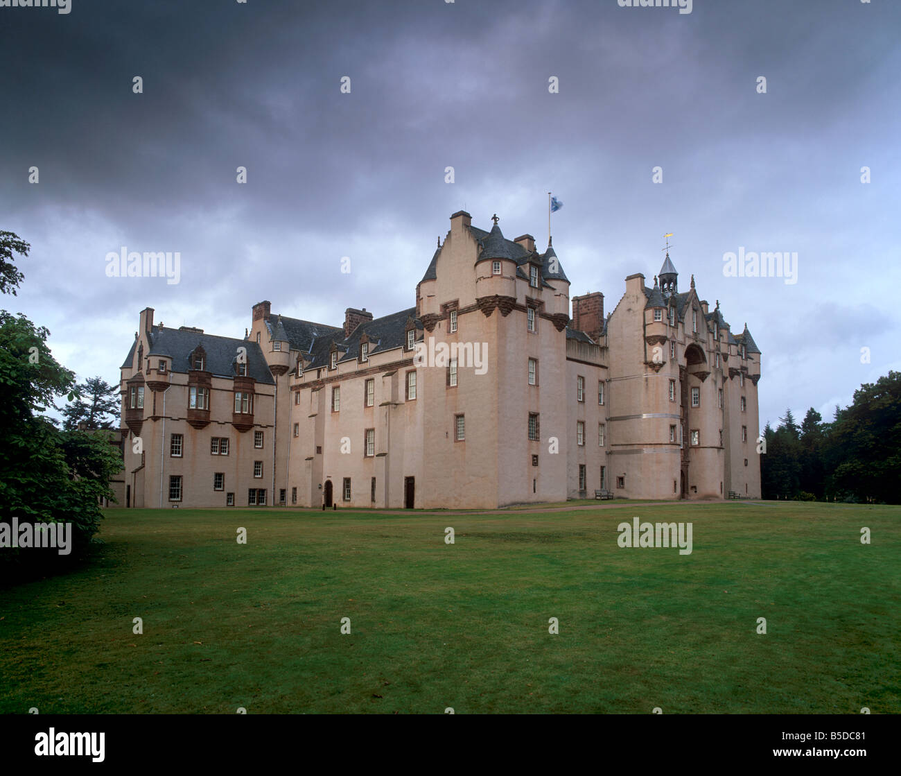 Fyvie Castle, dating from 13th-century with later additions, near ...
