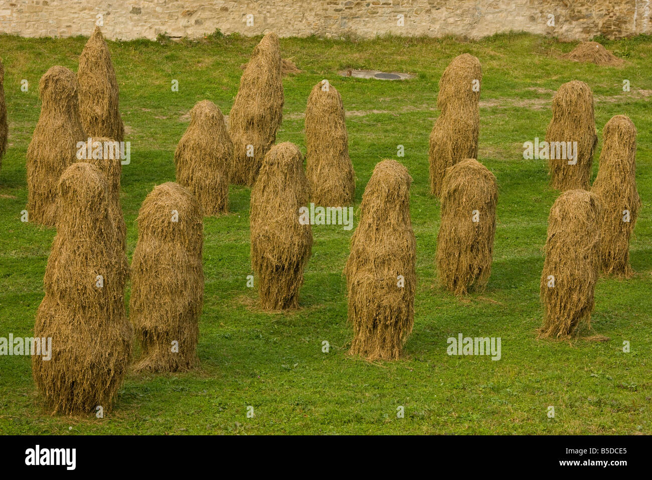 Hay stooks hi-res stock photography and images - Alamy