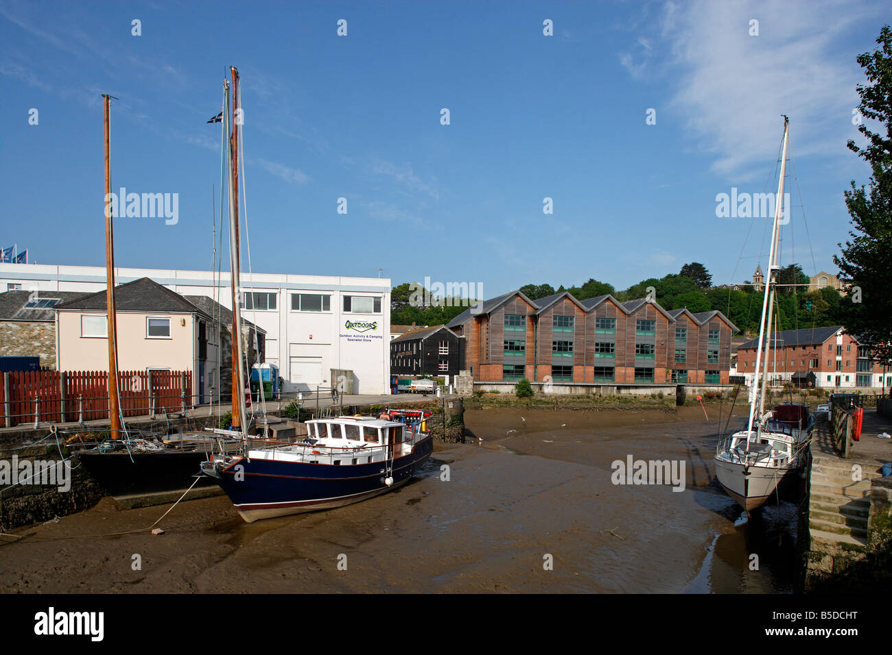 Truro harbour Cornwall UK Stock Photo - Alamy