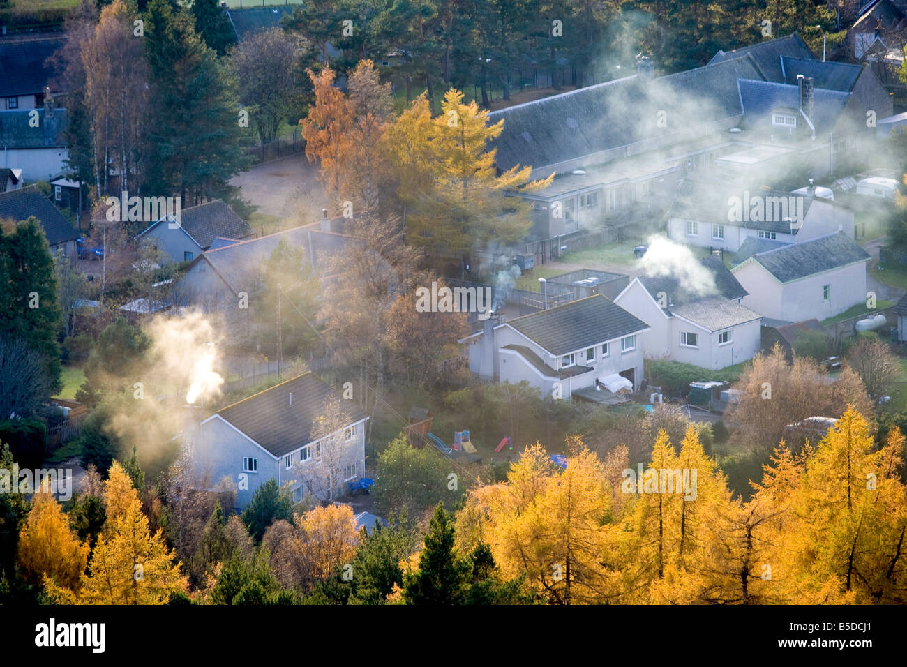 Aerial view cairngorms national park hi-res stock photography and ...