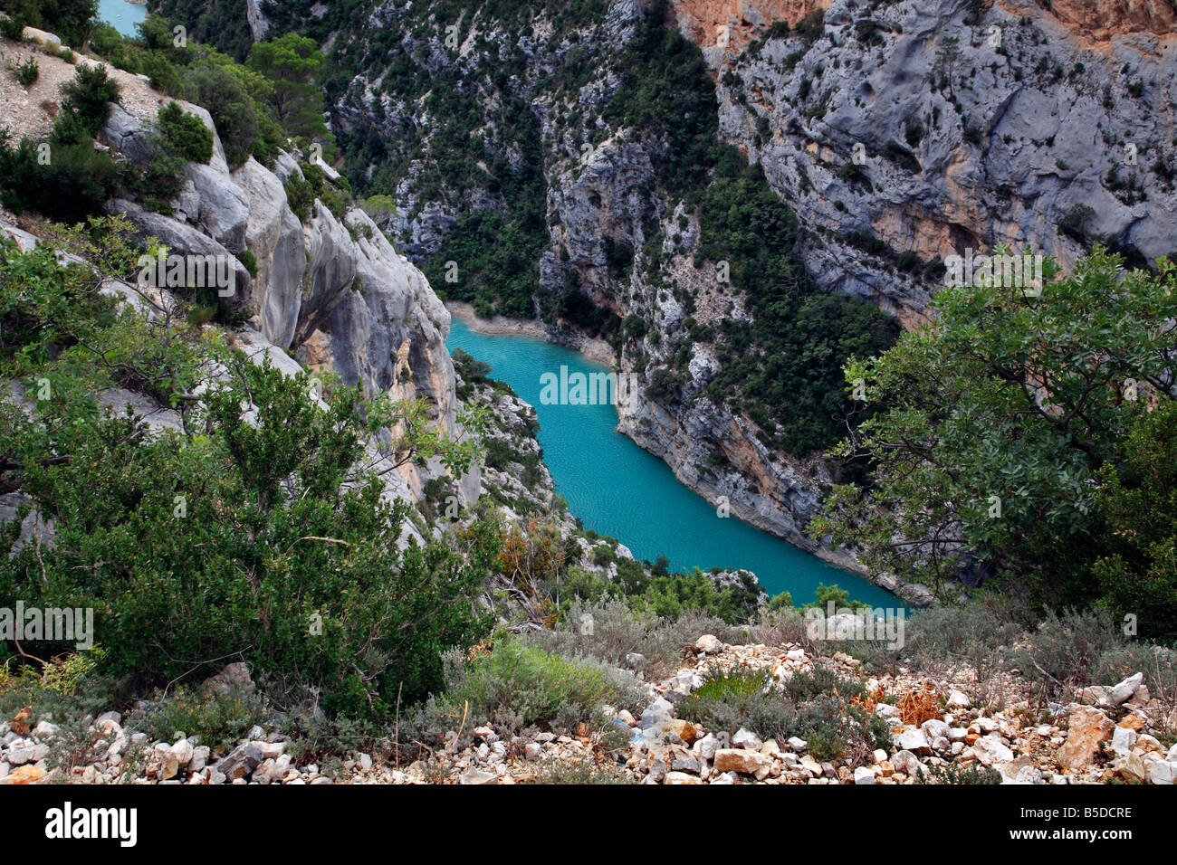 Gorges du verdon mountain range France Stock Photo - Alamy