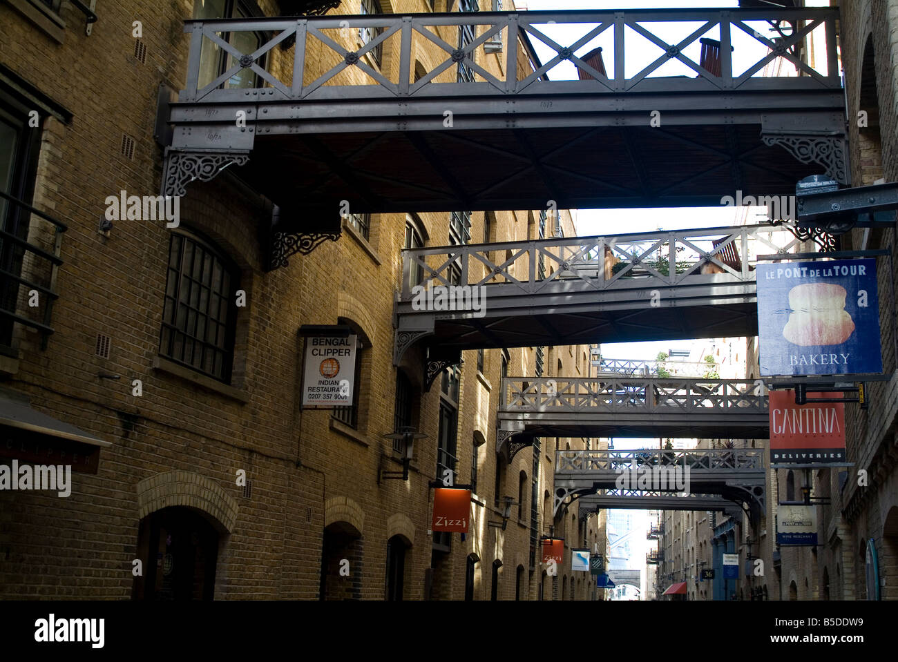 Old warehouse area now converted into luxury flats and shops, Shad ...