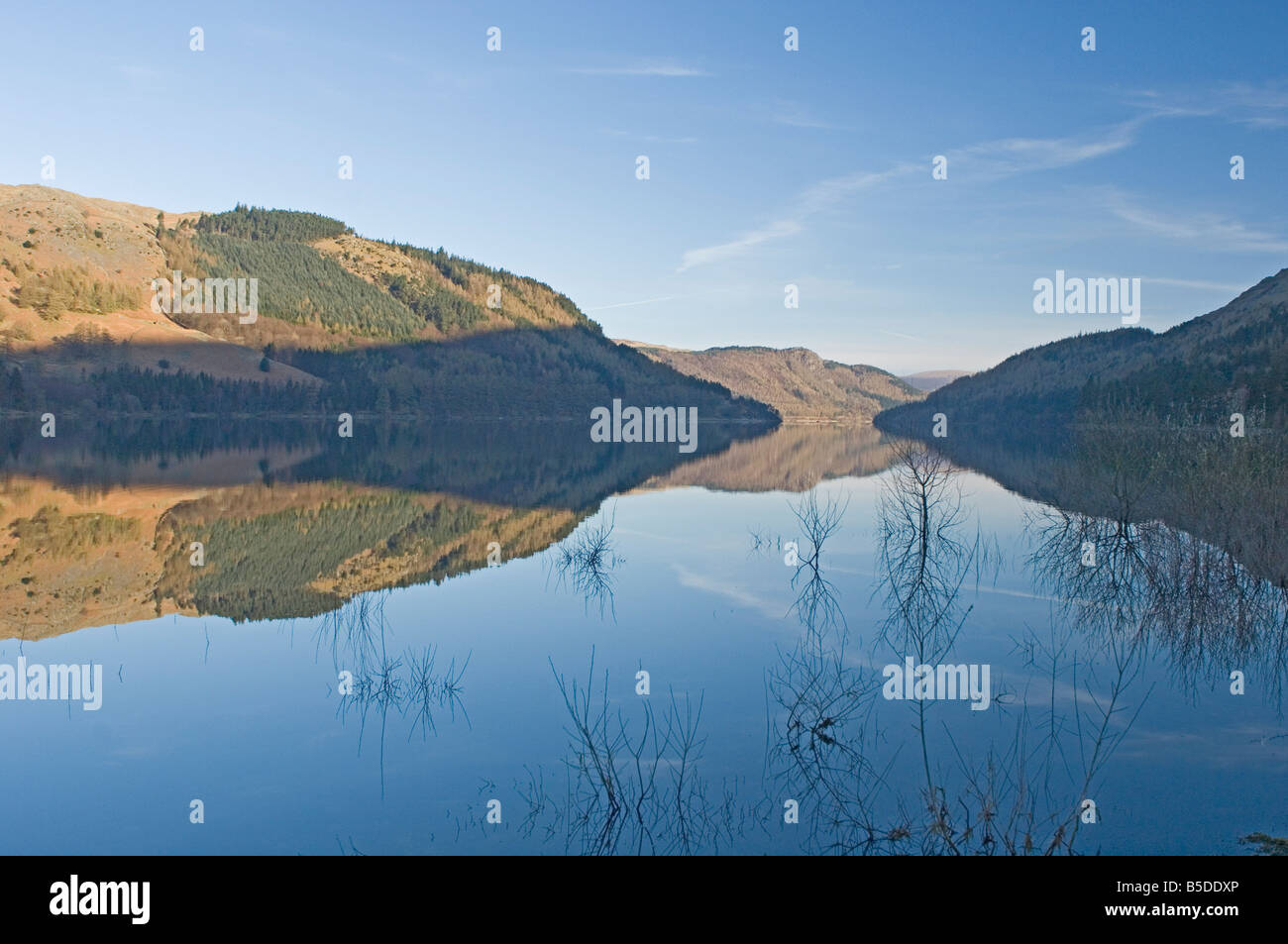 Looking over Lake Thirlmere, enlarged the lake which supplies water to ...