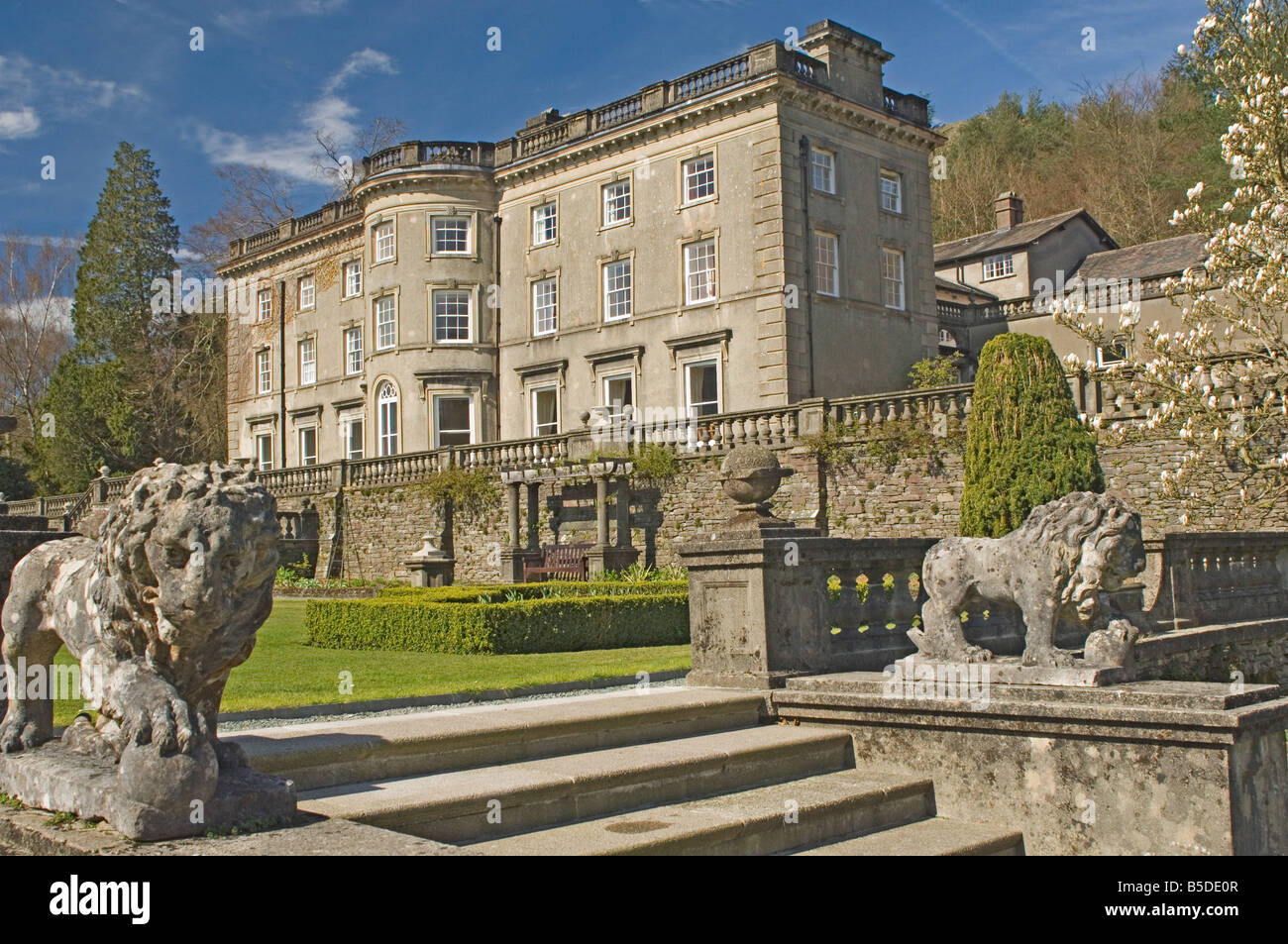 Rydal Hall, Rydal Village, Lake District, Cumbria, England, Europe ...