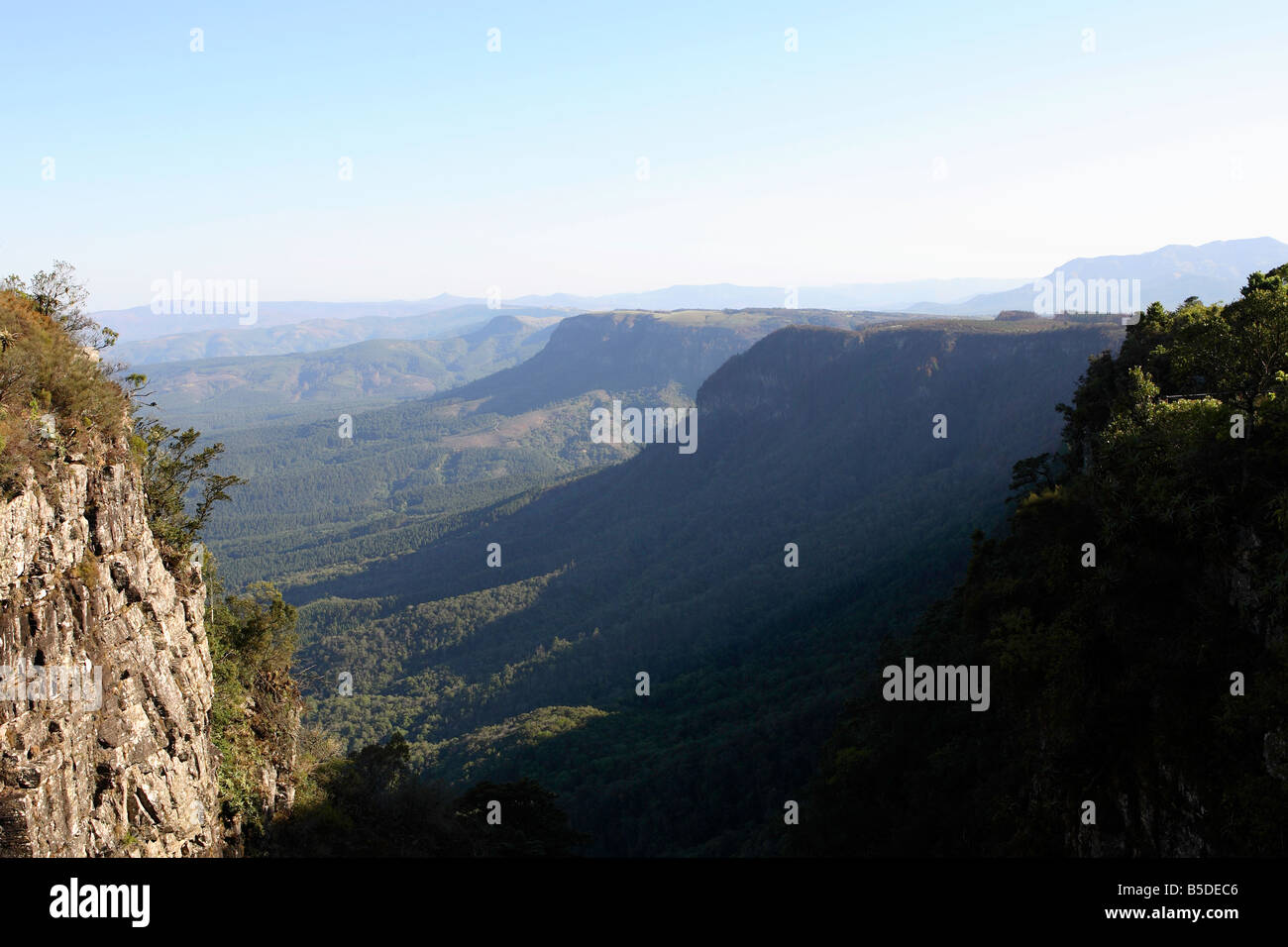 Gods Window Tourist View Point - Mpumalanga , South Africa Stock Photo ...