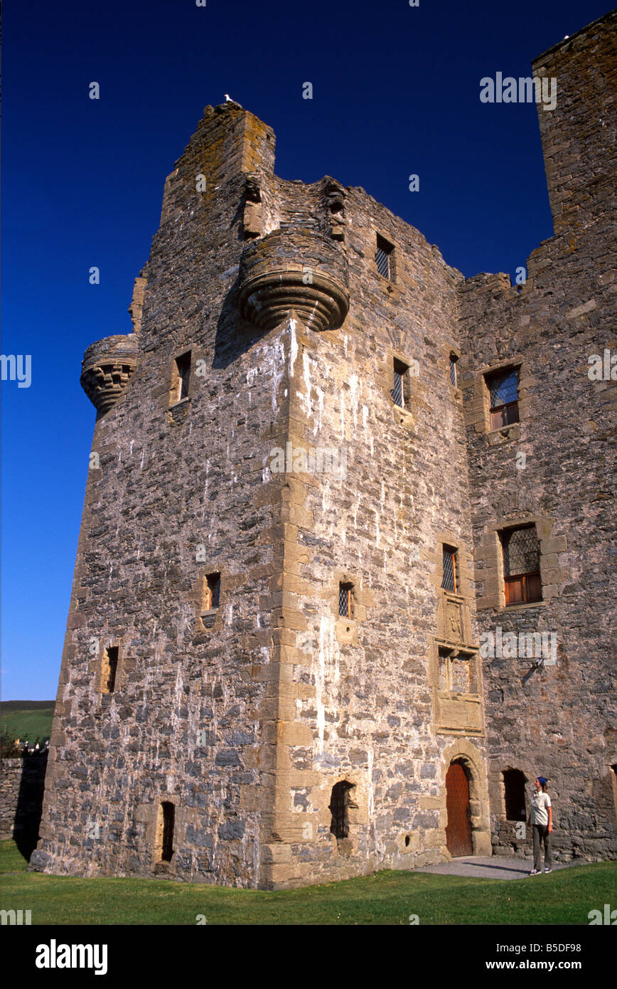 Scalloway Castle built by forced labour by Earl Patrick in 1600 ...