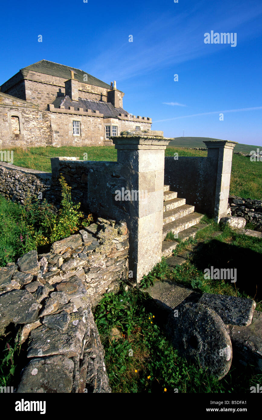 Brough Lodge, a impressive mansion, built in 1820 for Arthur Nicolson ...