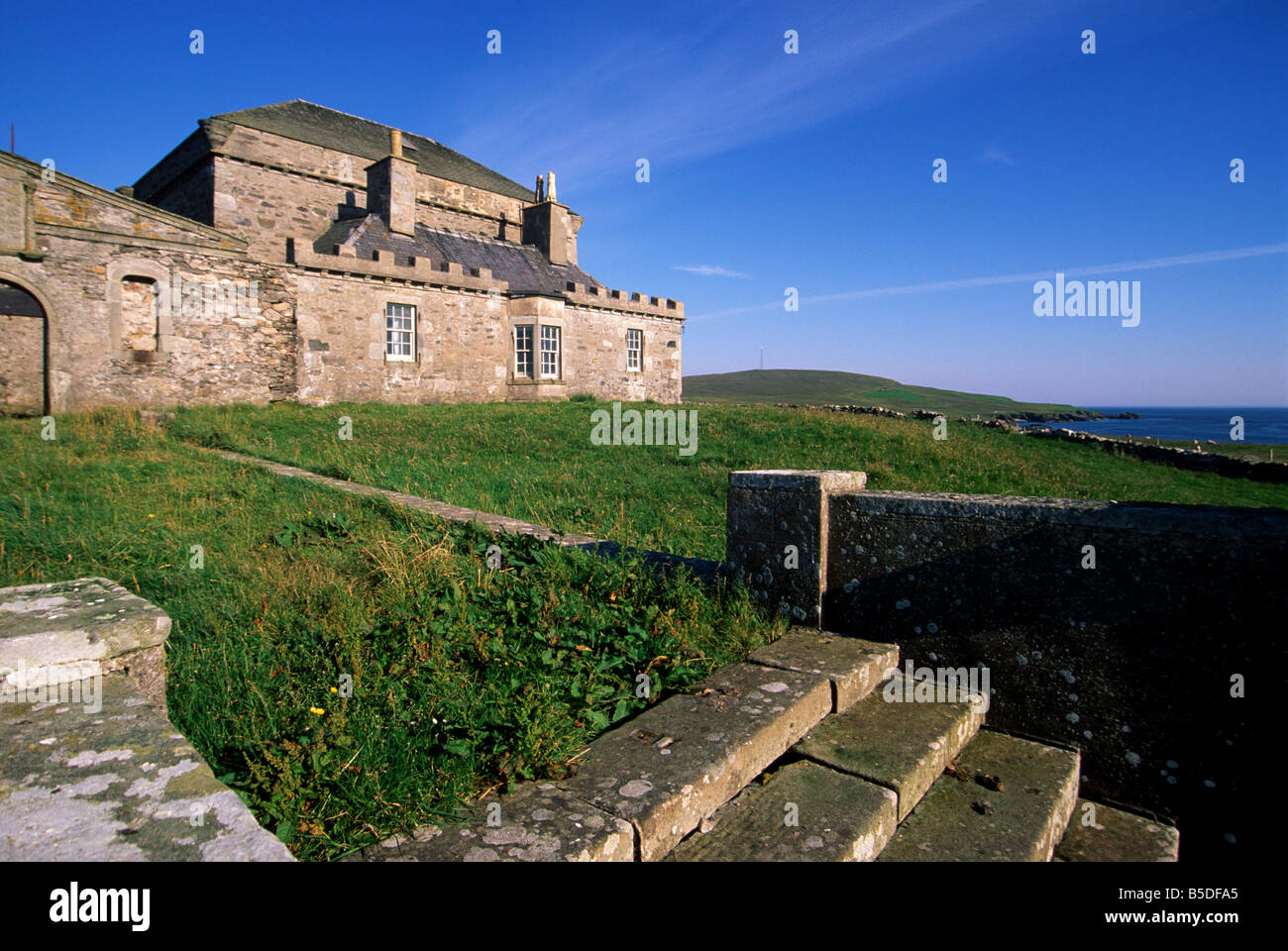 Brough Lodge, a impressive mansion, built in 1820 for Arthur Nicolson ...