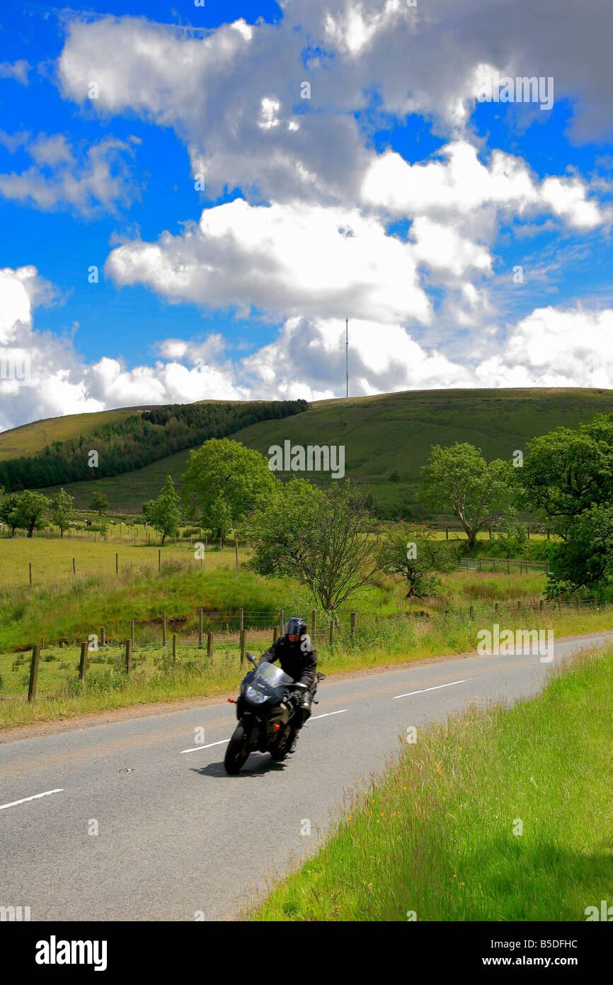 Person on motorcycle rides hi-res stock photography and images - Alamy