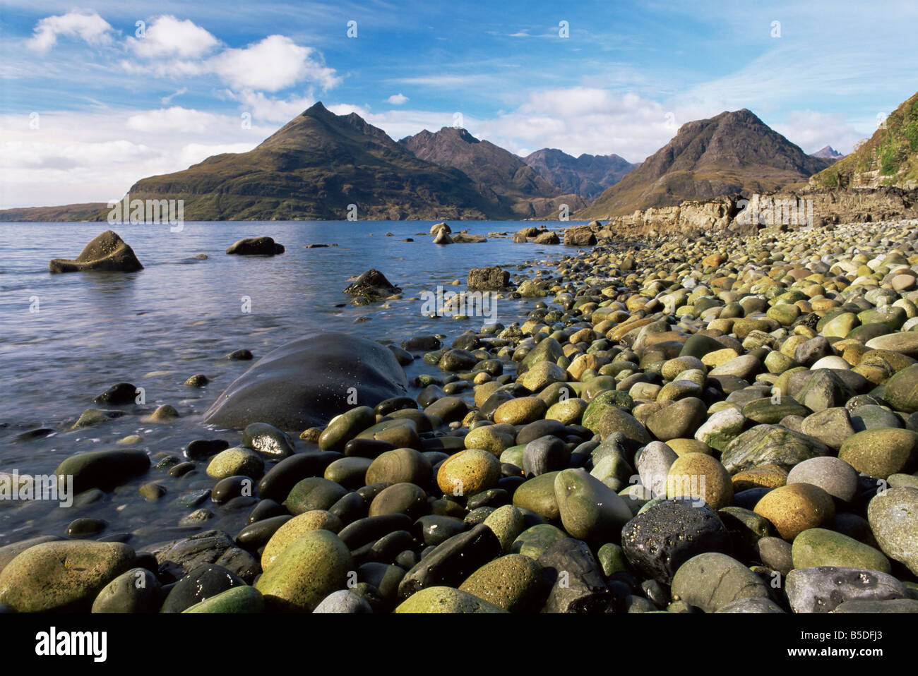 Loch Scavaig and the Cuillin Hills, Isle of Skye, Highlands, Scotland ...