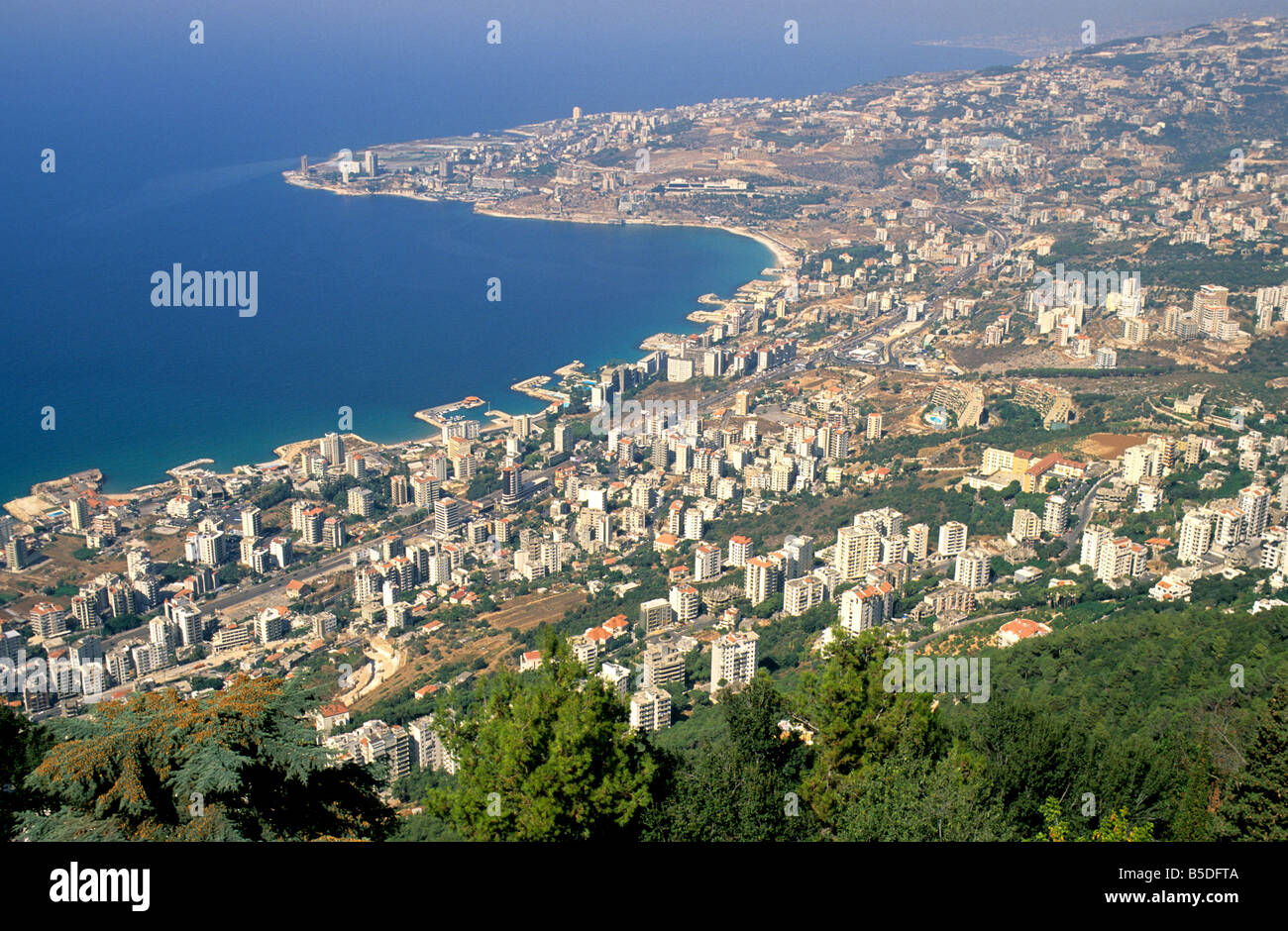 The northern coastal suburbs of Beirut, Lebanon Stock Photo - Alamy
