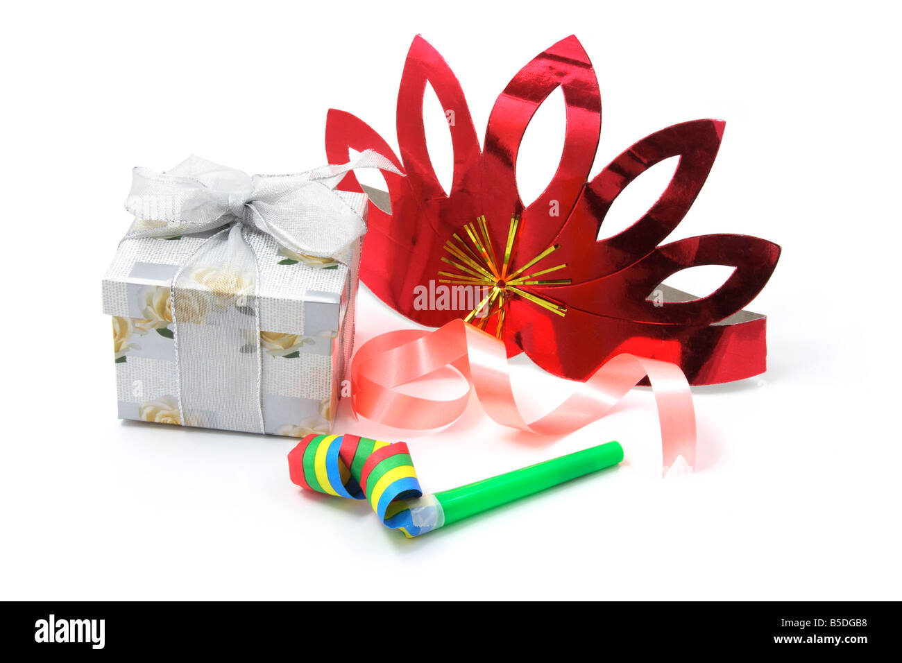 Gift Parcel with Party Favors Stock Photo - Alamy