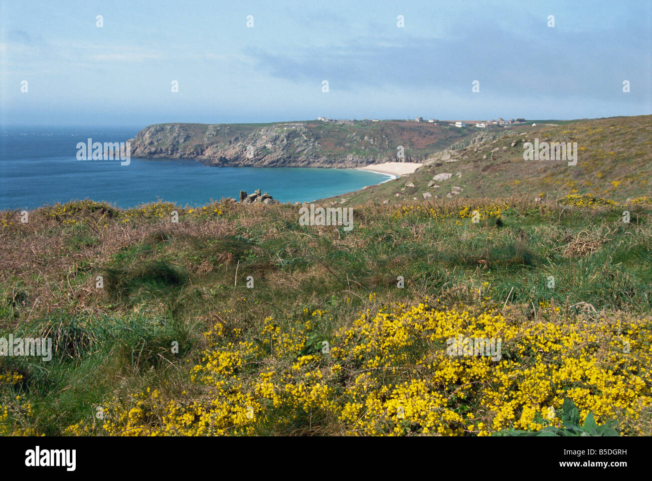 Logan Rock Cornwall England United Kingdom Europe Stock Photo - Alamy