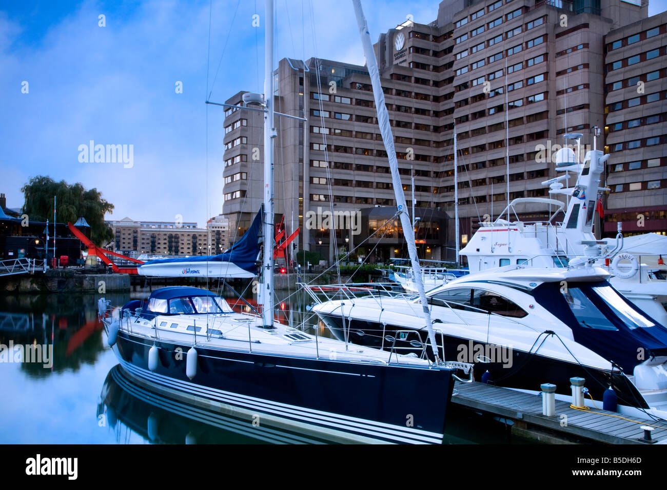 st katherines dock Stock Photo - Alamy