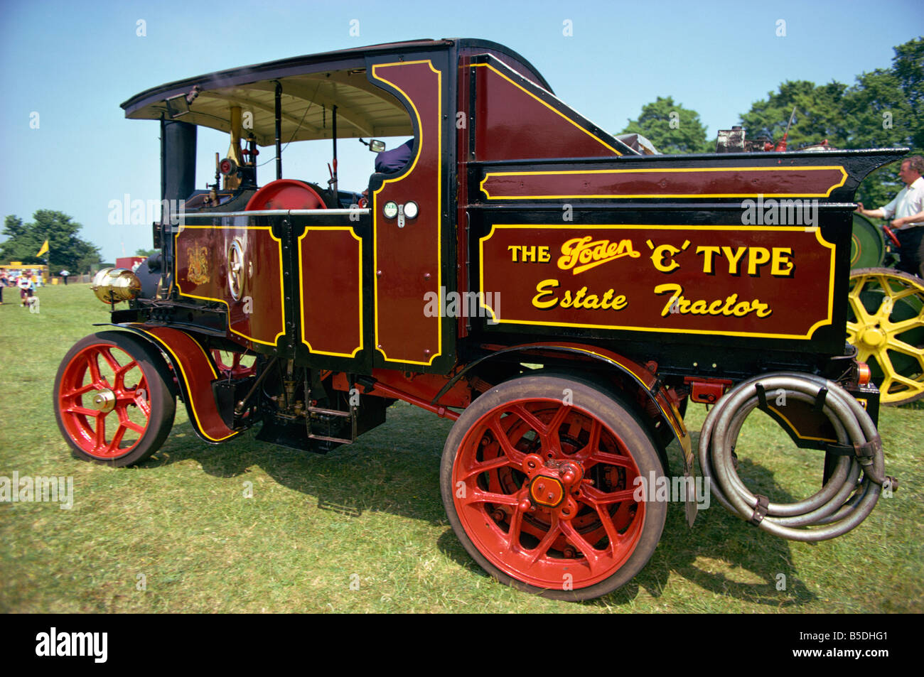 Close up of traction engine England United Kingdom Europe Stock Photo ...