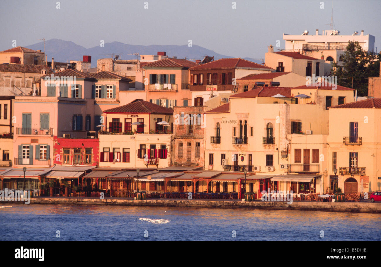 Venetian harbour of Chania Crete Greece Stock Photo - Alamy