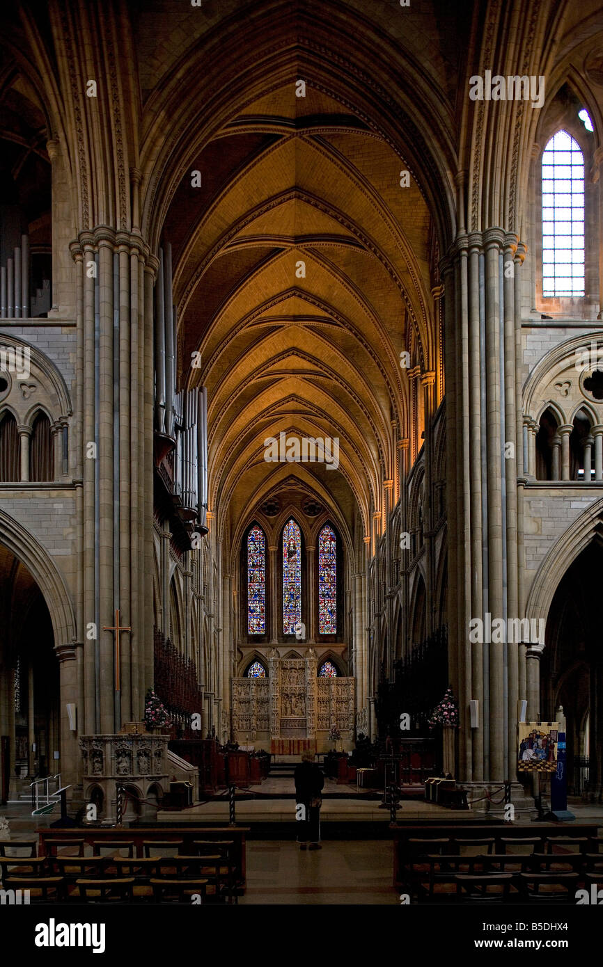 Truro Cathedral Early English Style Interior 1880 1910 Cornwall Great ...