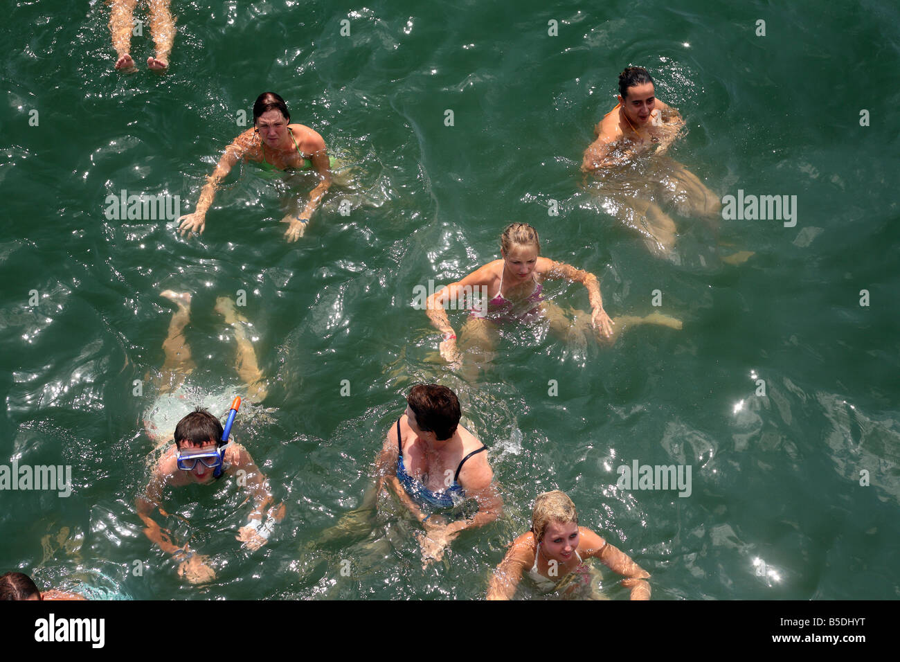 People swimming in the sea, Majorca, Spain Stock Photo - Alamy