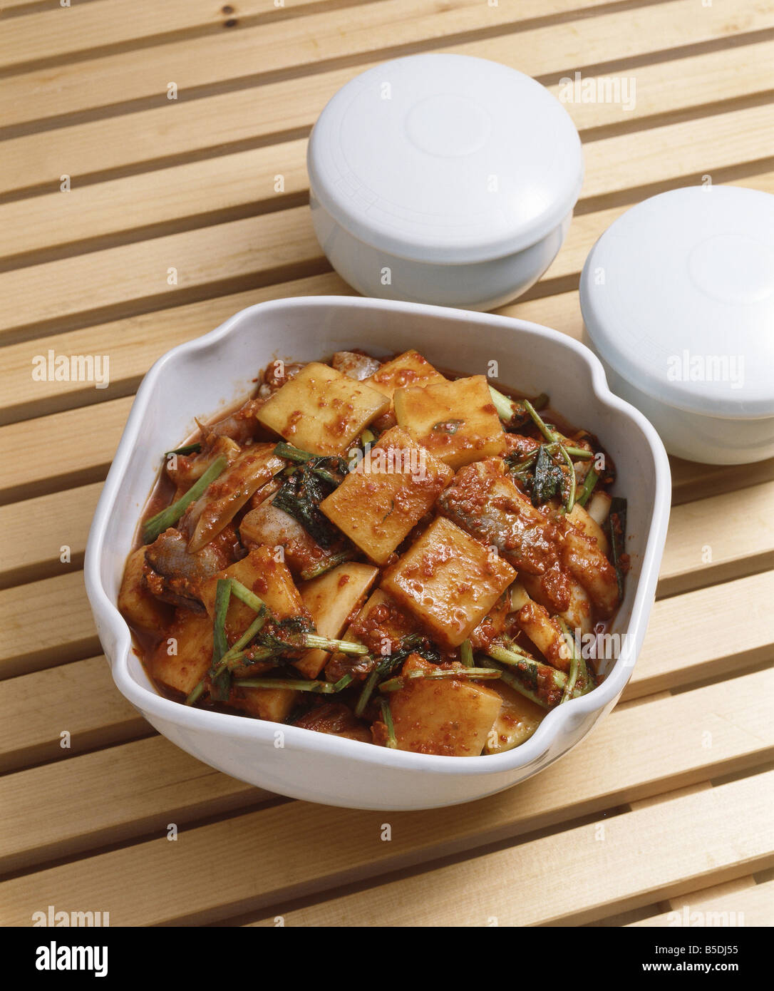 Korean Food Kimchi Stock Photo - Alamy