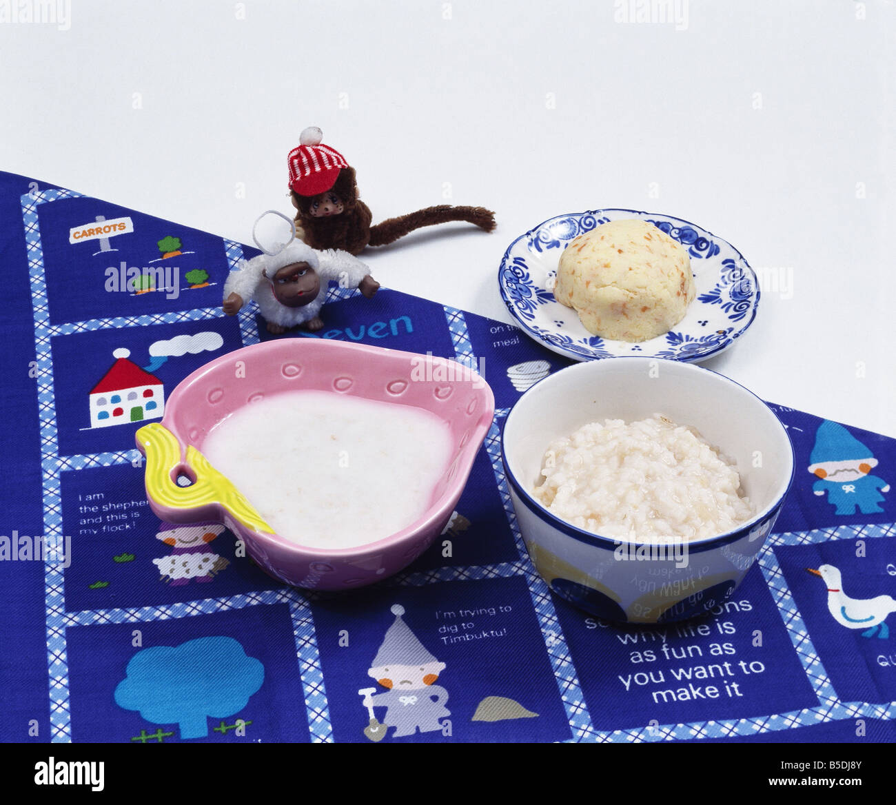 Korean Gruel and Noodle Stock Photo - Alamy