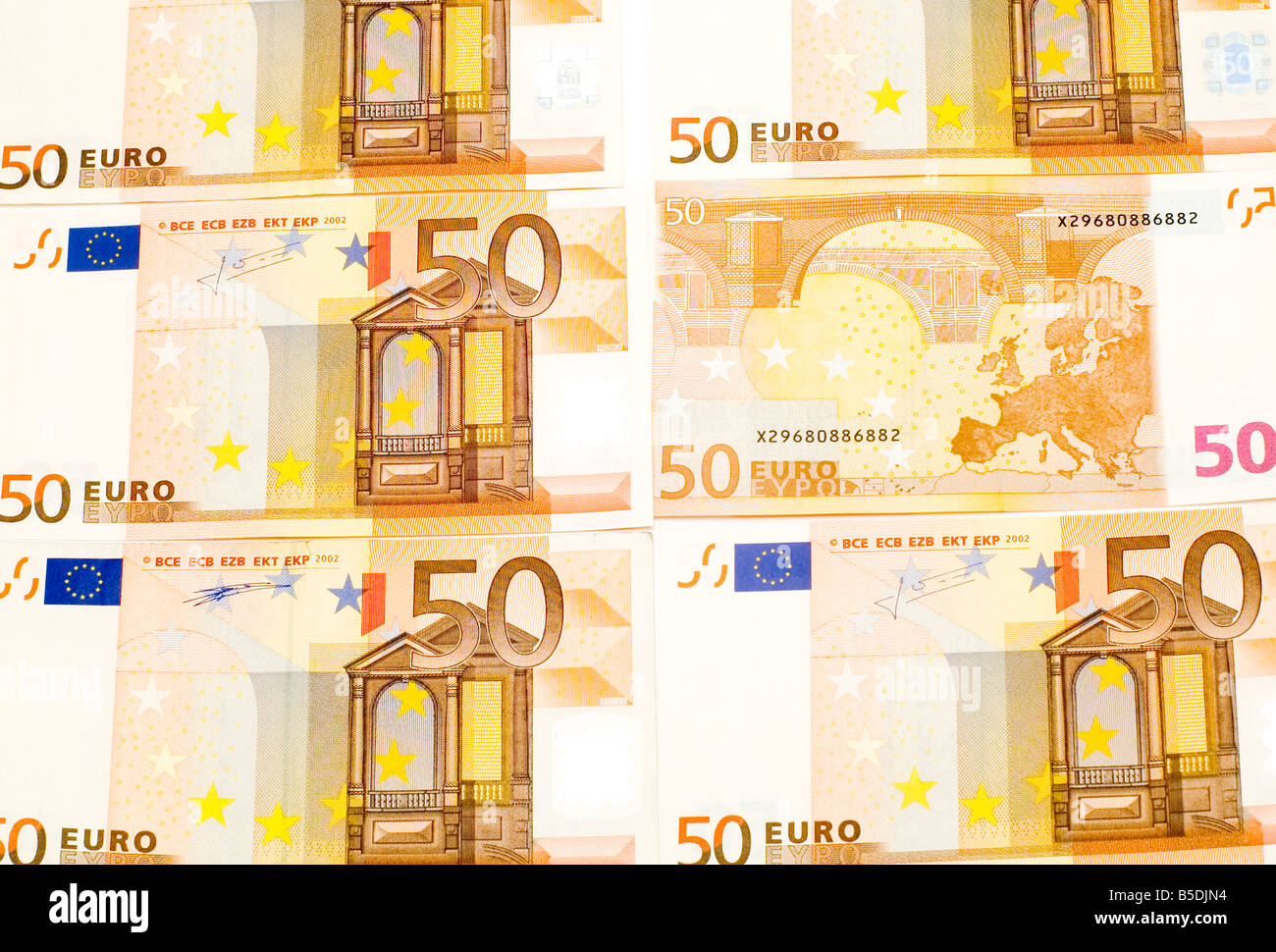 object on white European bank paper Stock Photo - Alamy