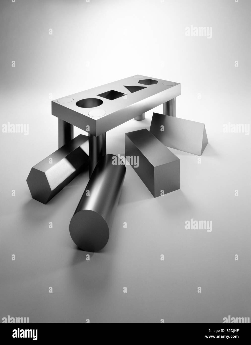 Shape sorter Black and White Stock Photos & Images - Alamy