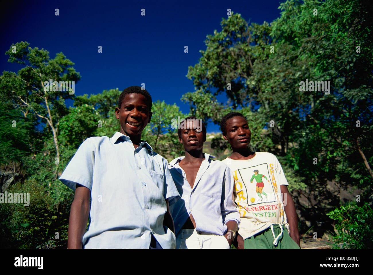 Young boys Zimbabwe Africa Stock Photo - Alamy