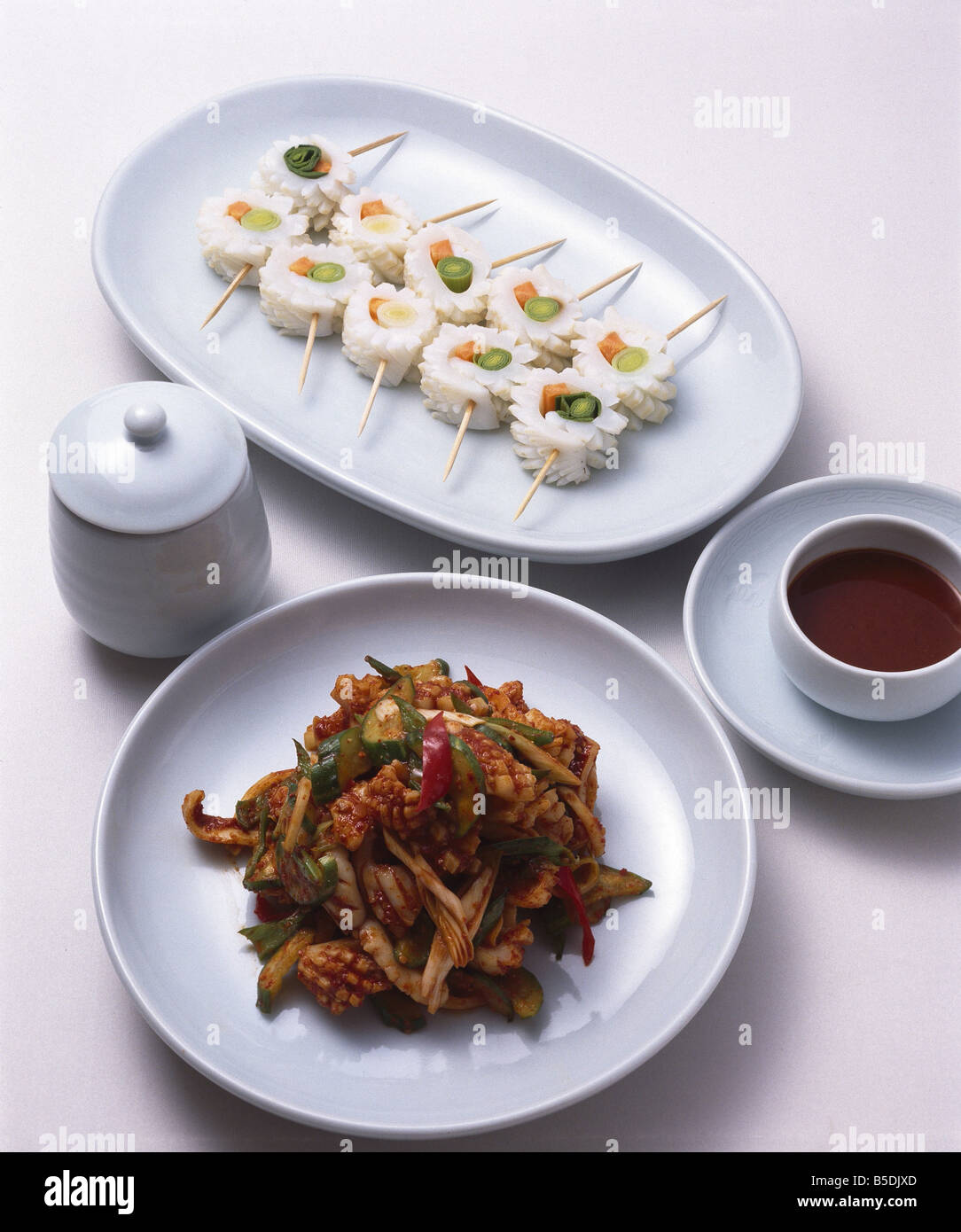 Korean Flour Food Stock Photo - Alamy