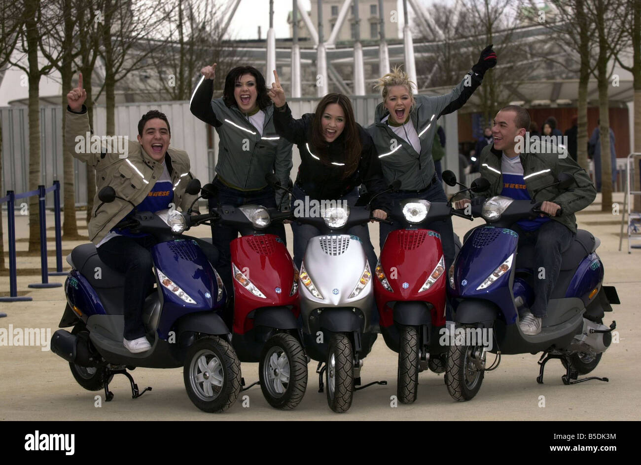 Popstars Hear Say Pop Group March 2001 Kym Marsh Danny Foster Myleene ...