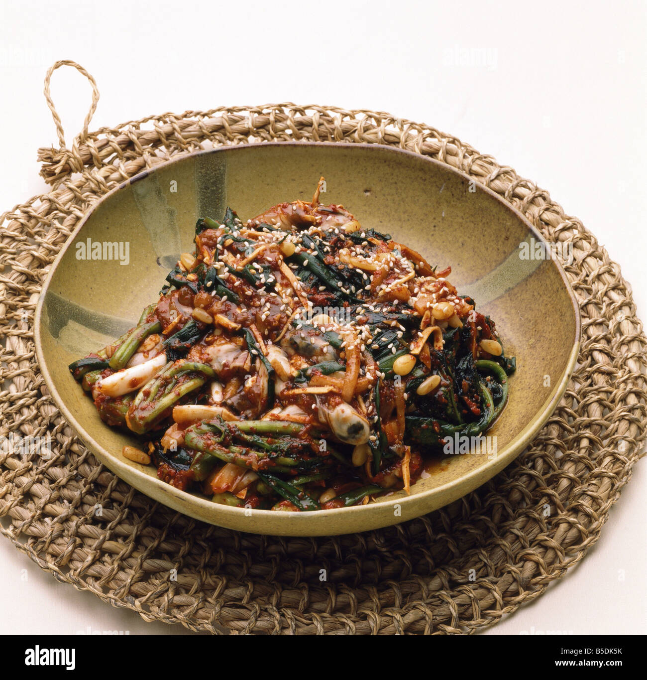 Korean Food Kimchi Stock Photo - Alamy