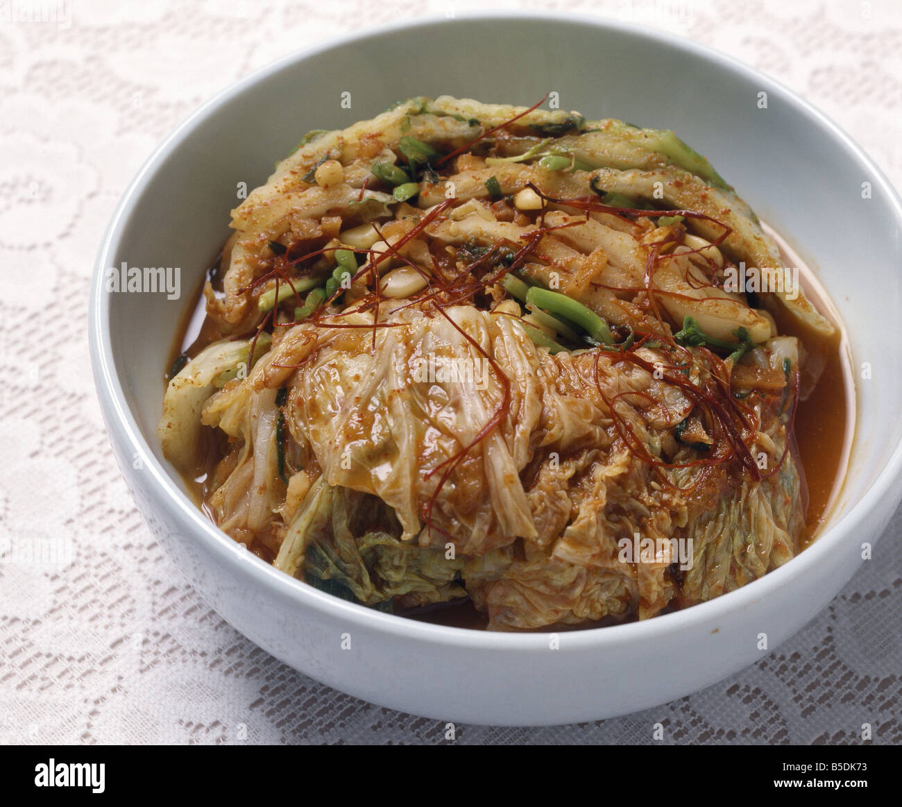 Korean Food Kimchi Stock Photo - Alamy