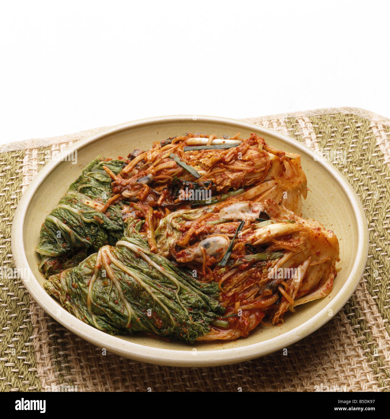 Korean Food Kimchi Stock Photo - Alamy