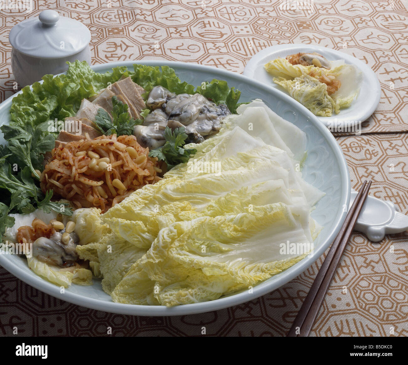 Korean Food Kimchi Stock Photo - Alamy