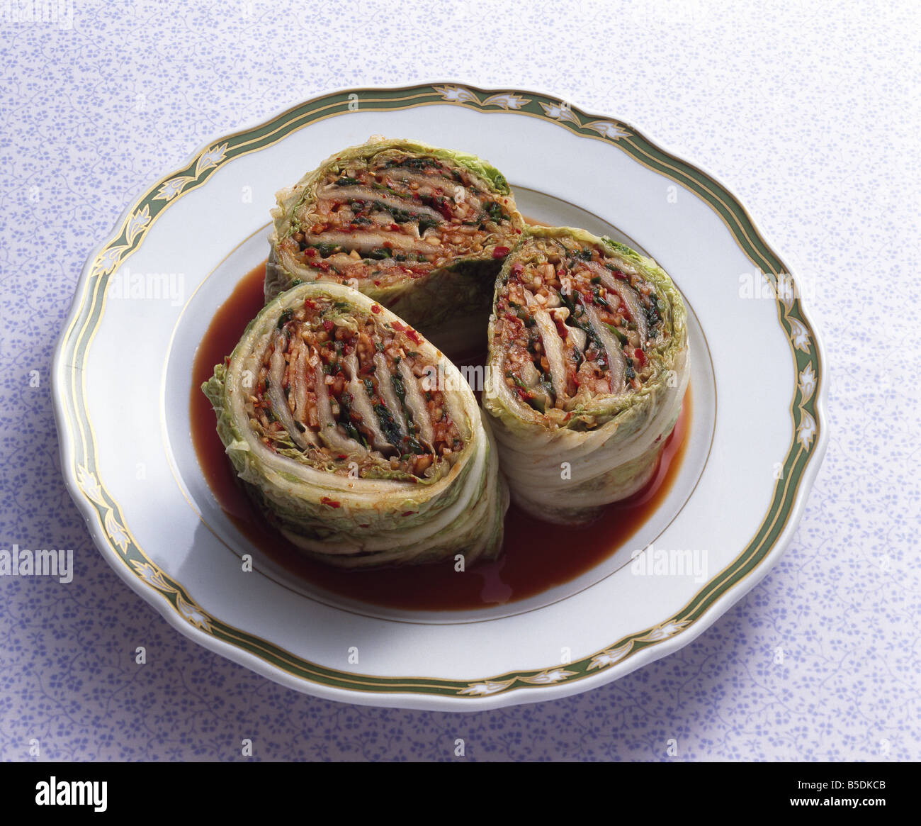 Korean Food Kimchi Stock Photo - Alamy