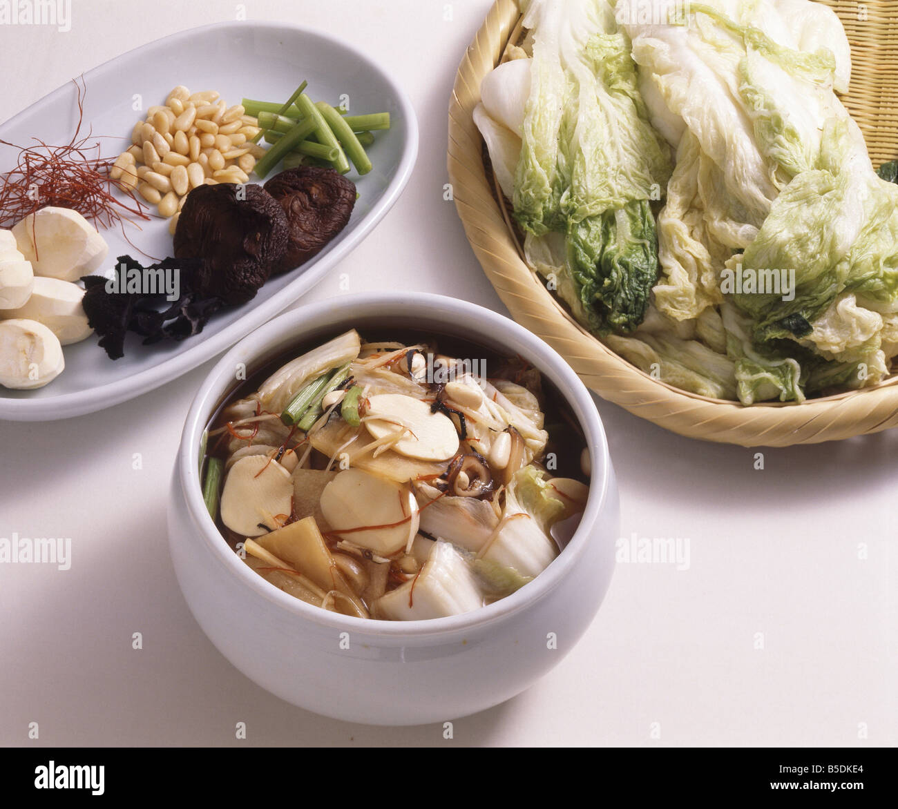 Korean Food Kimchi Stock Photo - Alamy