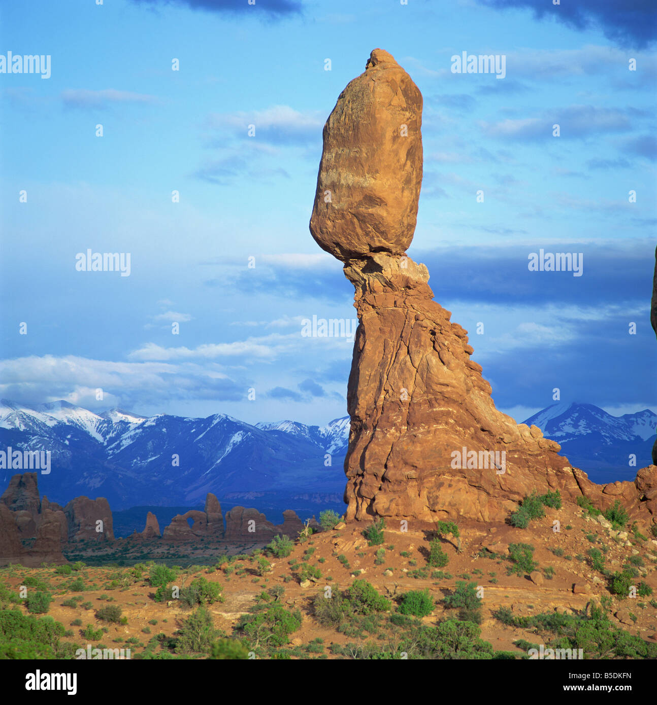Balanced Rock Arches National Monument Utah United States of America ...