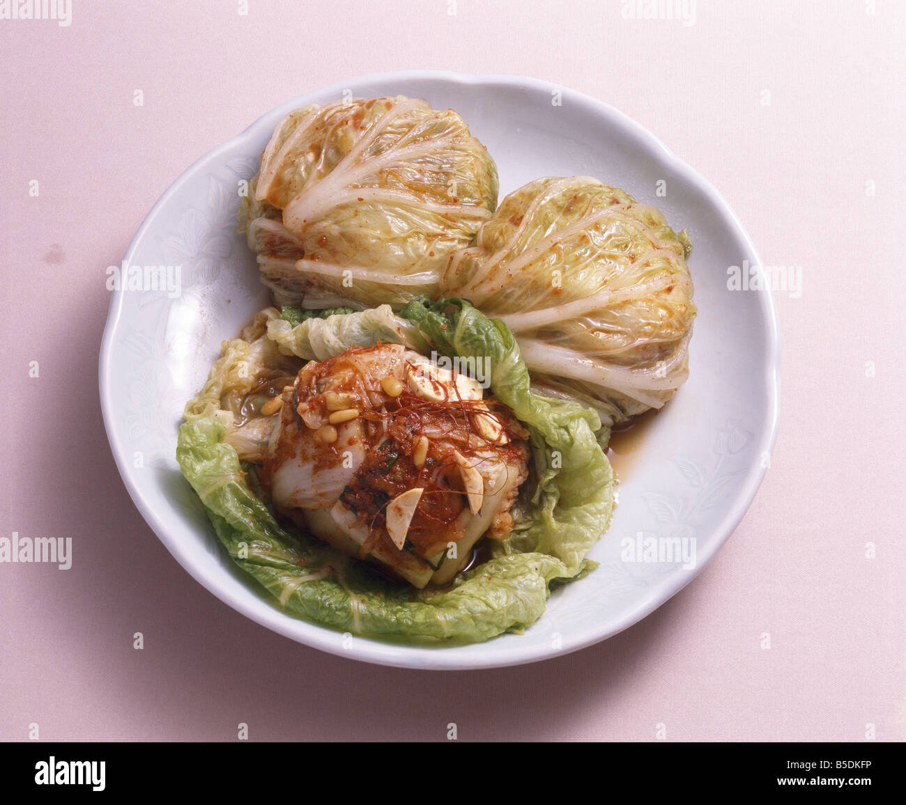 Korean Food Kimchi Stock Photo - Alamy