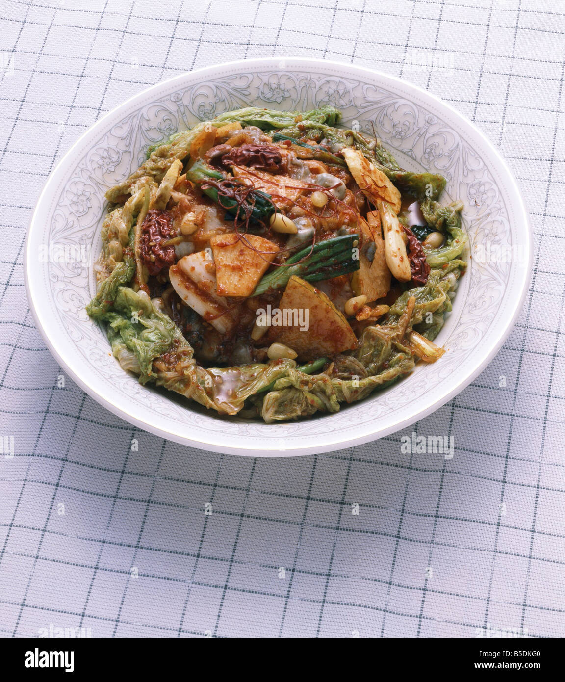 Korean Food Kimchi Stock Photo - Alamy