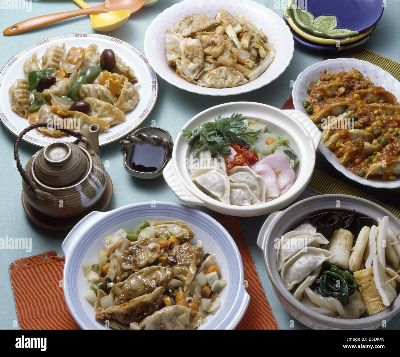 Korean Flour Food Stock Photo - Alamy