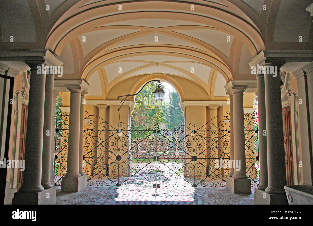 Jesi's most flamboyant building is Palazzo Pianetti the long galleries ...