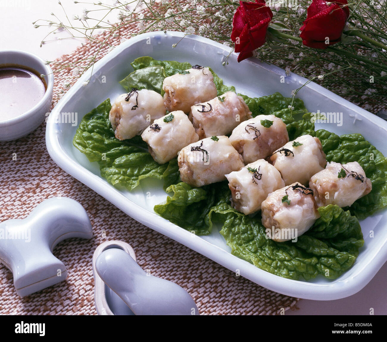 Korean Flour Food Stock Photo - Alamy