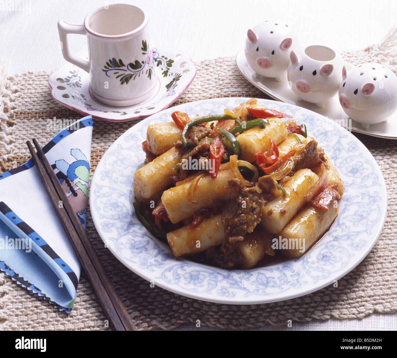 Korean Flour Food Stock Photo - Alamy