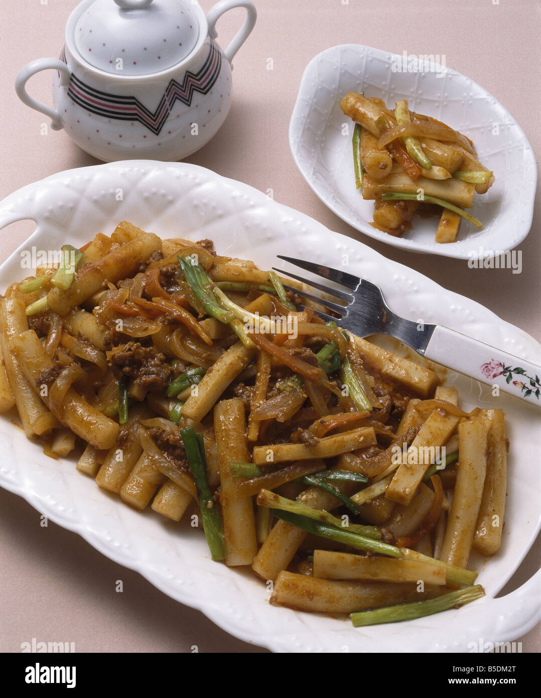 Korean Flour Food Stock Photo - Alamy