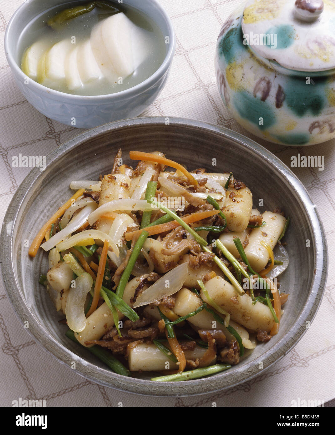 Korean Flour Food Stock Photo - Alamy