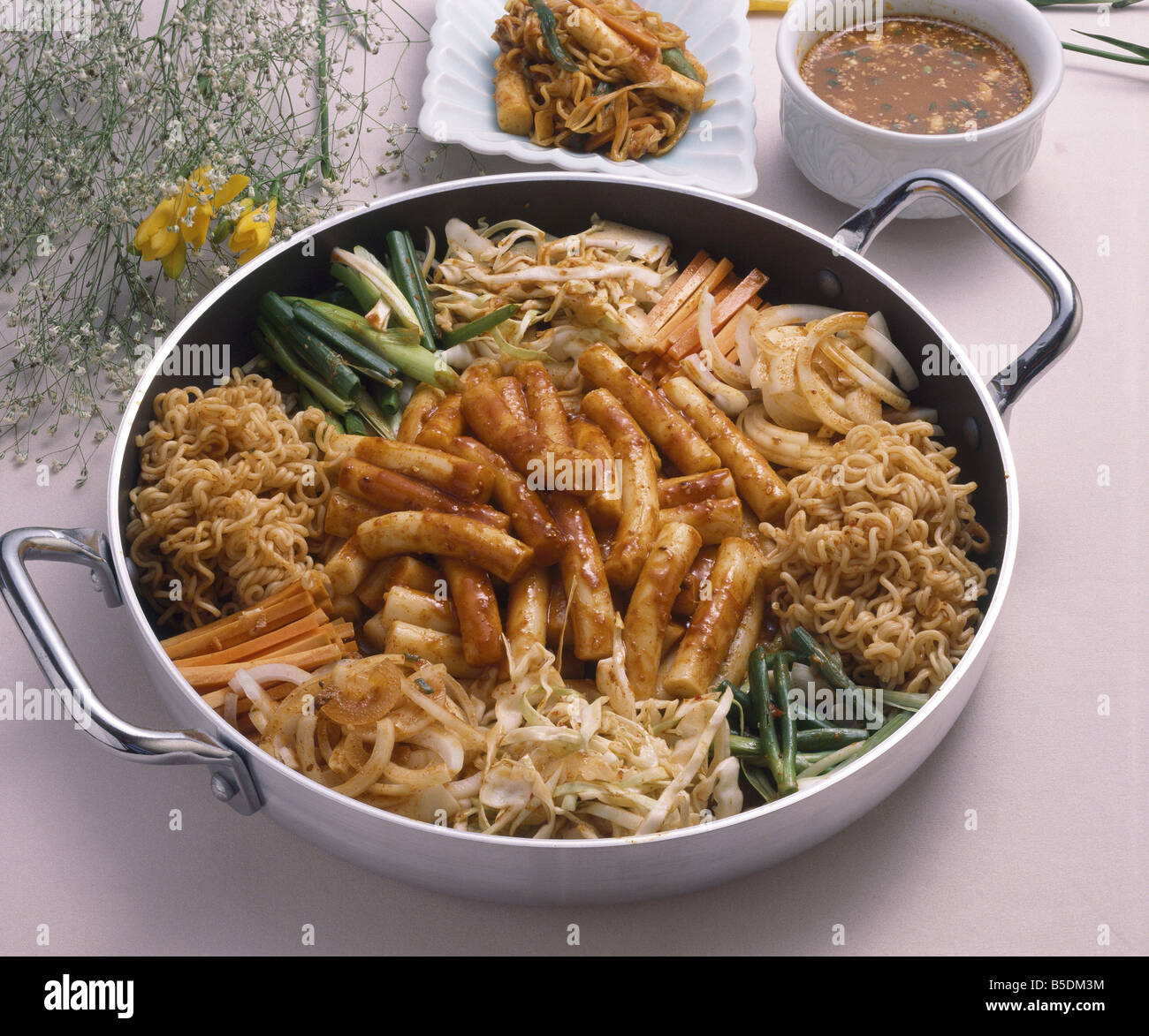 Korean Flour Food Stock Photo - Alamy