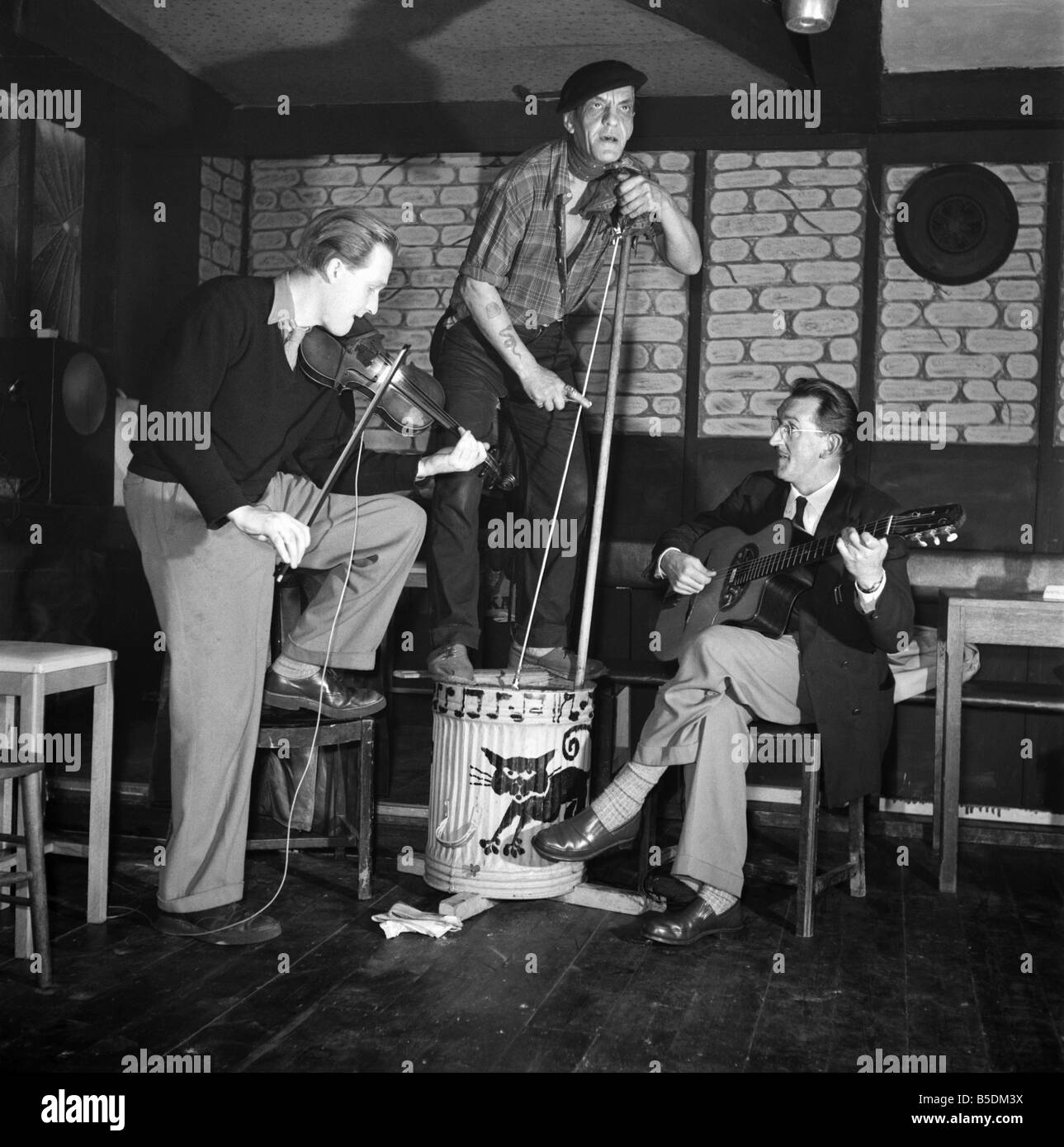 Skiffle Group Black and White Stock Photos & Images - Alamy