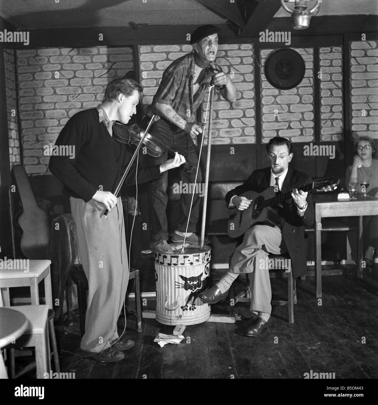 Skiffle group Black and White Stock Photos & Images - Alamy