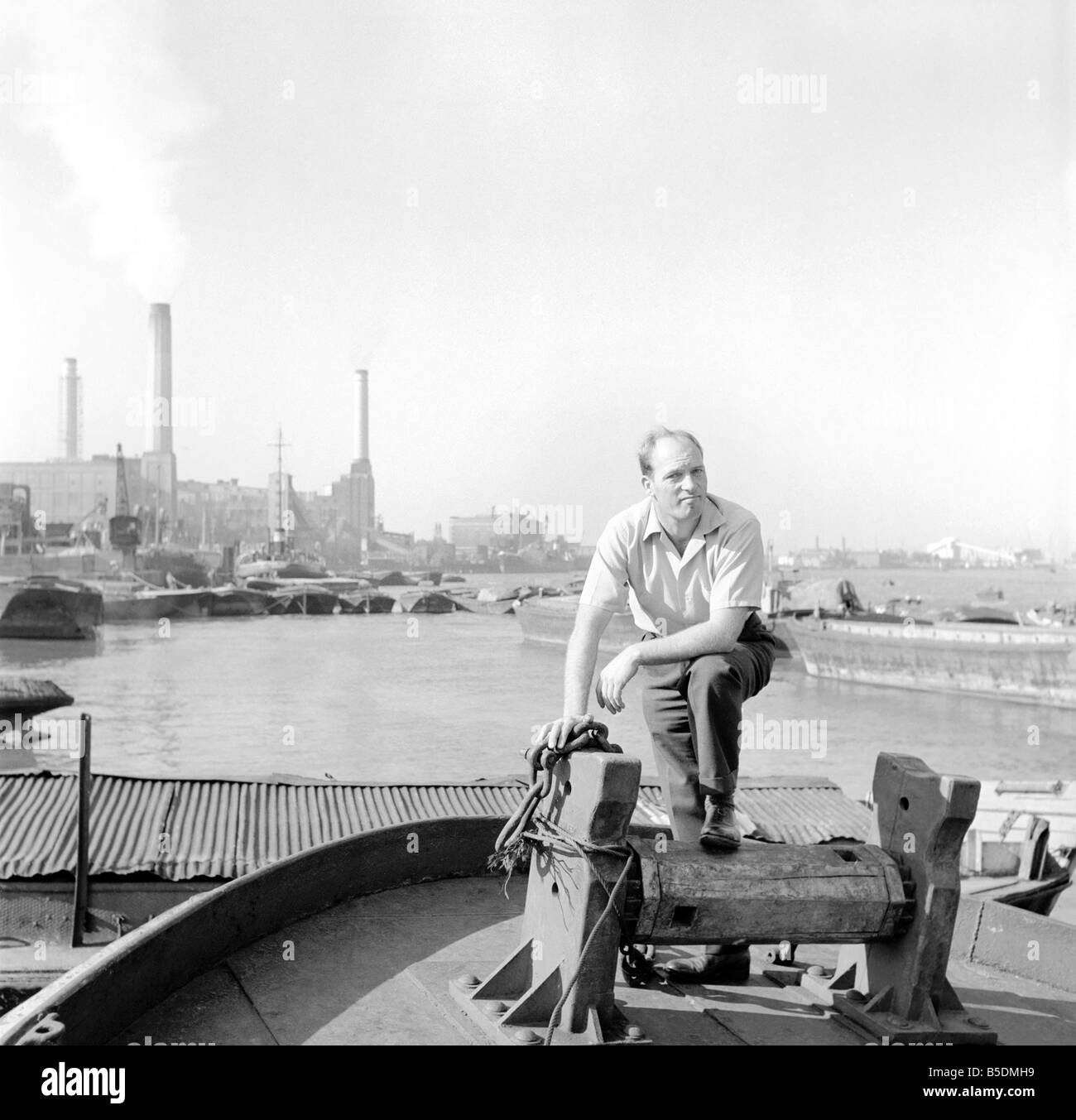 Thames lighterman Black and White Stock Photos & Images - Alamy
